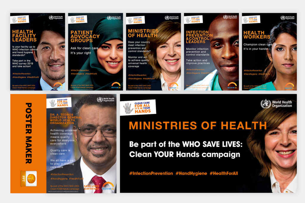 World Health Organisation's Clean Hands Save Lives Campaign - Guy Dub